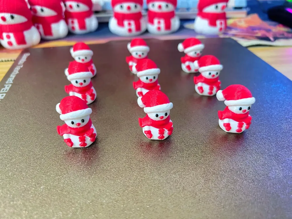 Miniature Christmas Snowman by Cloud Sea - MakerWorld