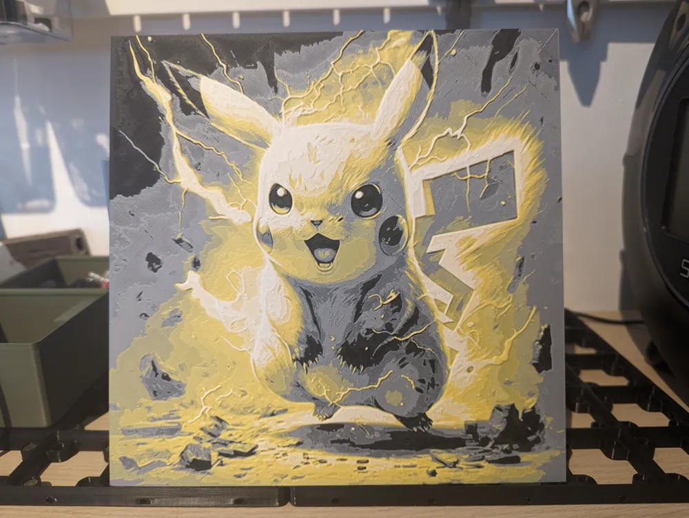 Hueforge Pikachu by alexhuvenne - MakerWorld