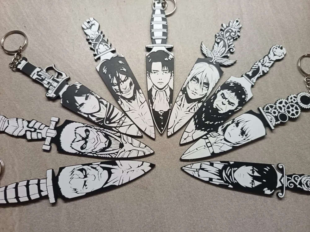 ATTACK ON TITAN: Manga- cut design series - Free 3D Print Model ...