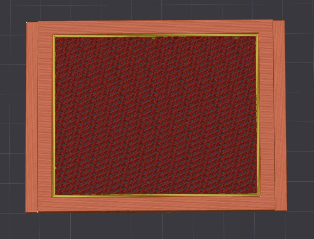 Mesh Sidepannel for Fractal Baby North Case by Zakave - MakerWorld
