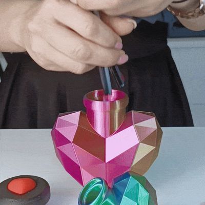 Love Potion Low Poly + Heart Lid, No Support by Valeria Momo & Mattia ...