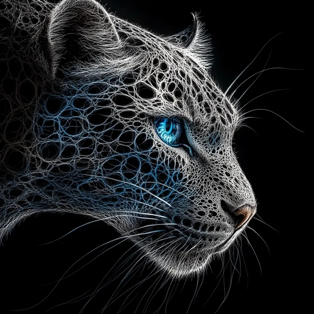 Leopard [fantasy] HueForge by fD.667 MakerWorld: Download Free 3D Models