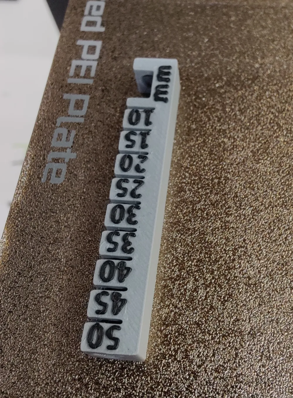 PTFE cutting guide, 10-50mm in 5mm steps Remixed by Andows - MakerWorld