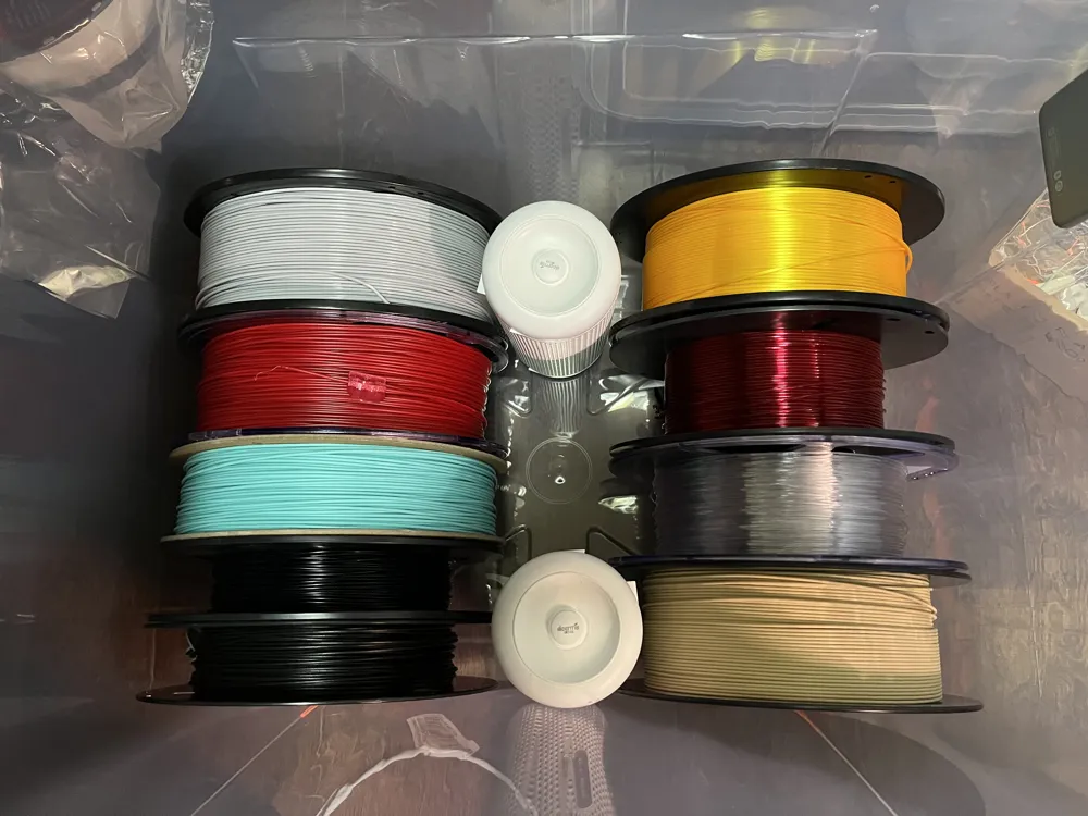 Micro Spool Holder for bookshelf/drybox Remixed by macdylan - MakerWorld