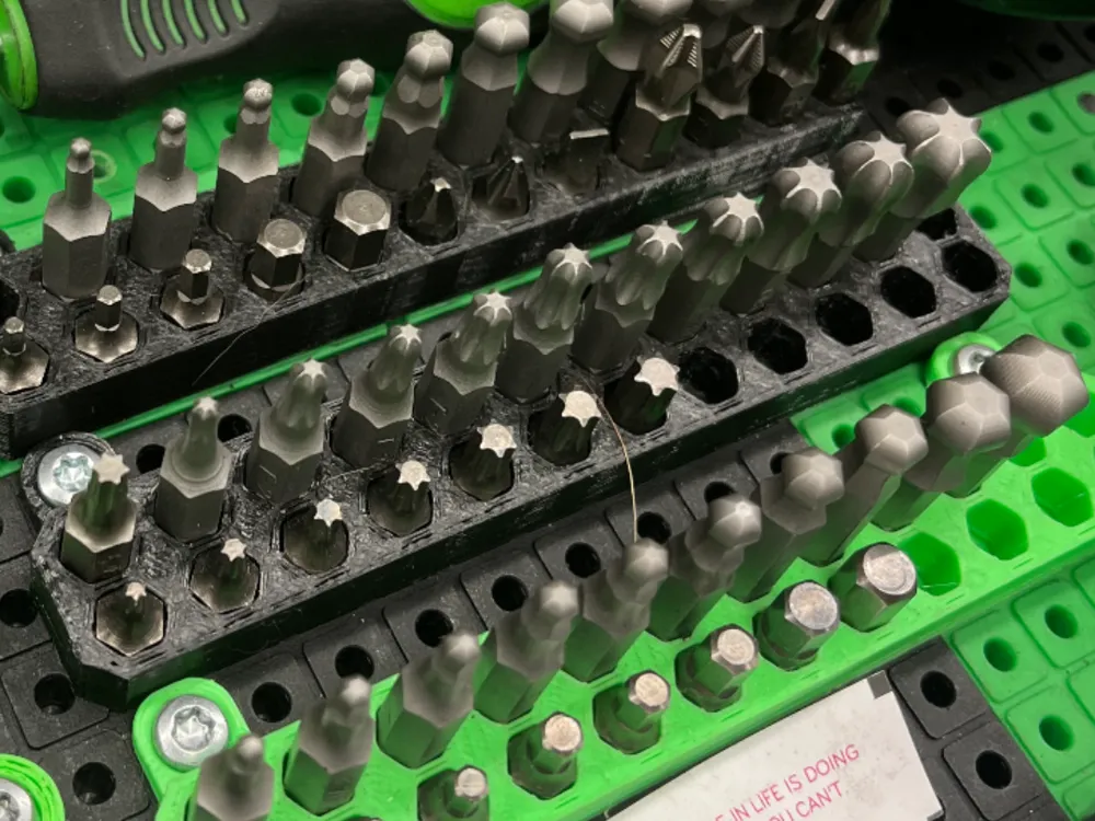 PEG BOARD-TOOL GRID STYLE BIT DRIVER ORGANIZER by user_2711010128 ...