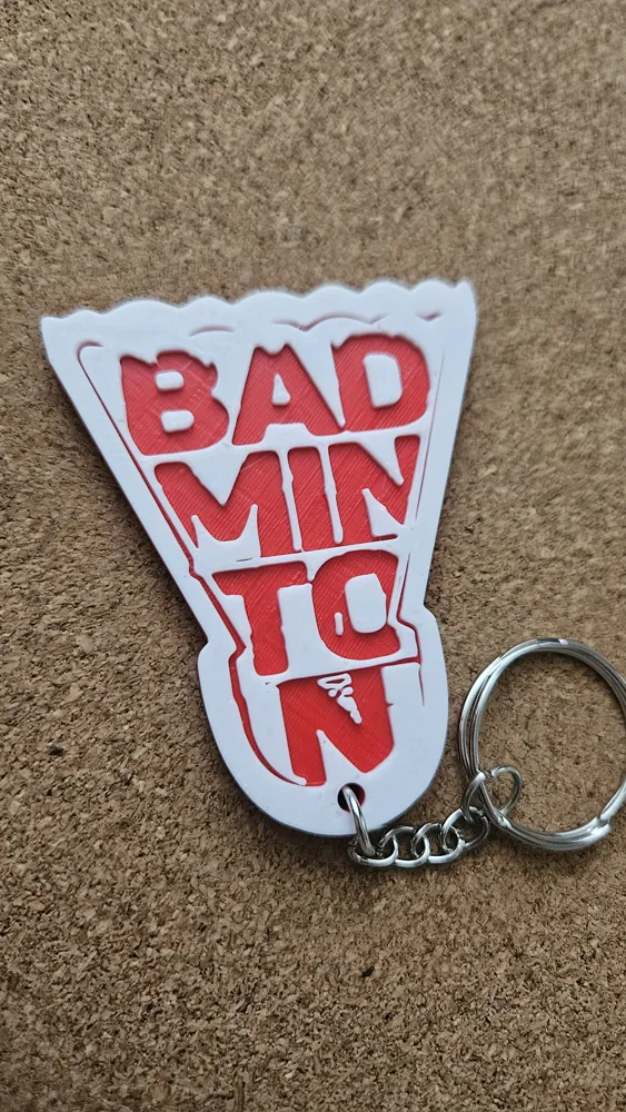 Keychain Badminton by STARTer MakerWorld: Download Free 3D Models