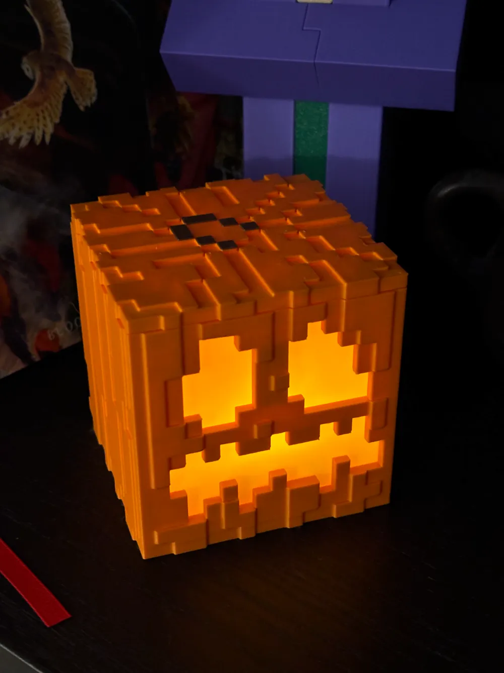 Minecraft Jack-o-lantern halloween box/lantern by MAT_3D - MakerWorld