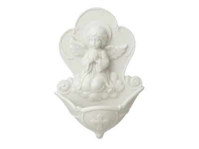 Holy Water Font - Free 3D Print Model - MakerWorld