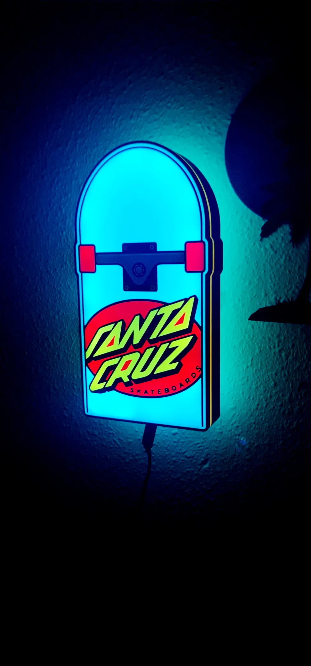 Santa Cruz Retro Skateboard Light - Free 3D Print Model - MakerWorld