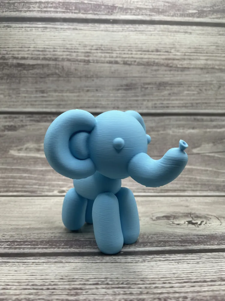 Balloon Elephant - Free 3D Print Model - MakerWorld