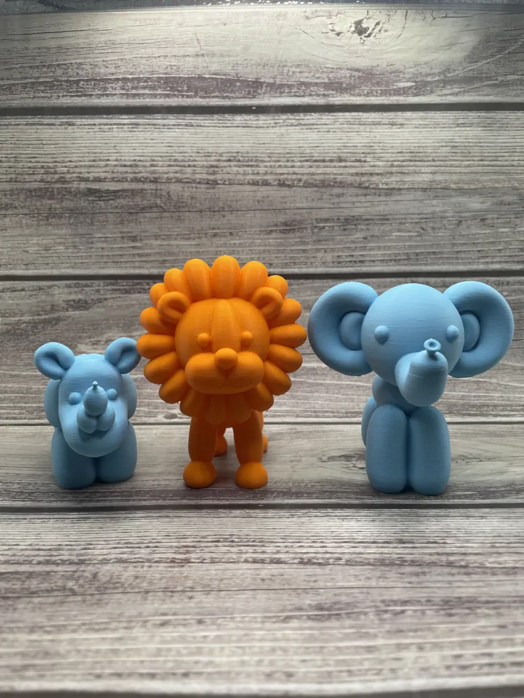 Balloon Elephant - Free 3D Print Model - MakerWorld