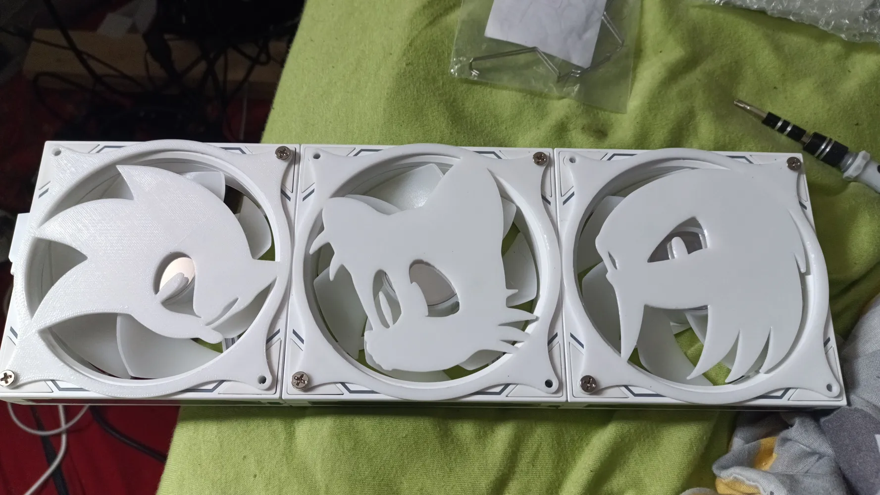 Team Sonic 120mm Fan Covers !!! by Flancanstain MakerWorld: Download ...