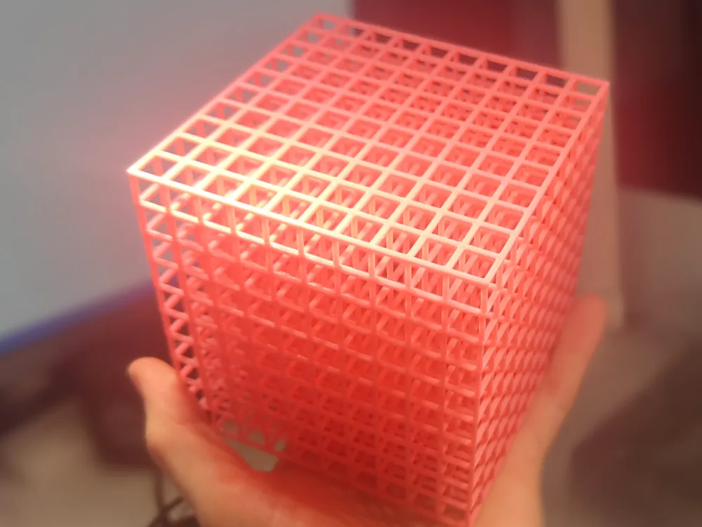1L Cube from 1000 of 1ml cubes by sciencepirate MakerWorld: Download ...