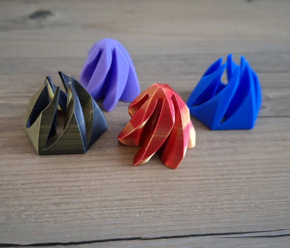 Hexagon cone spiral impossible passthrough fidget - Free 3D Print Model ...