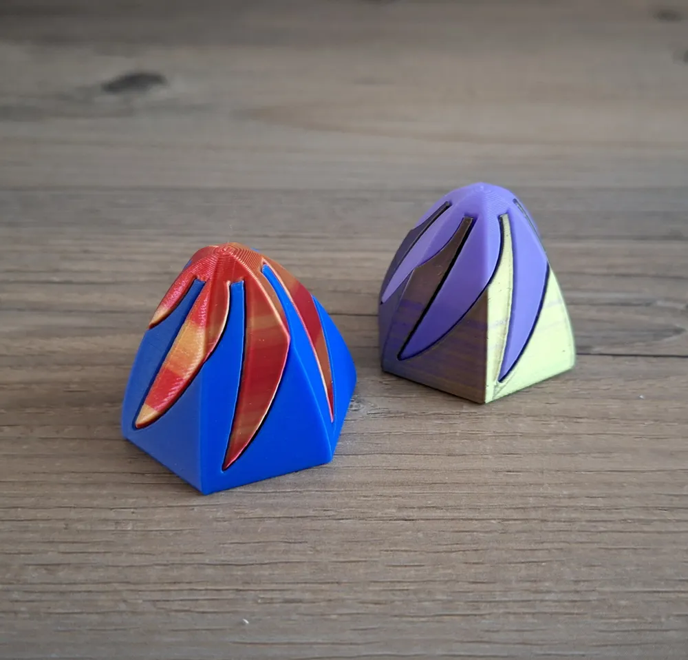 Hexagon cone spiral impossible passthrough fidget - Free 3D Print Model ...