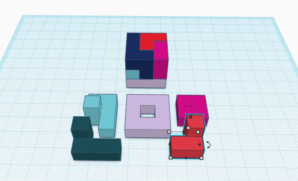 Puzzle cube x4 by steve - MakerWorld