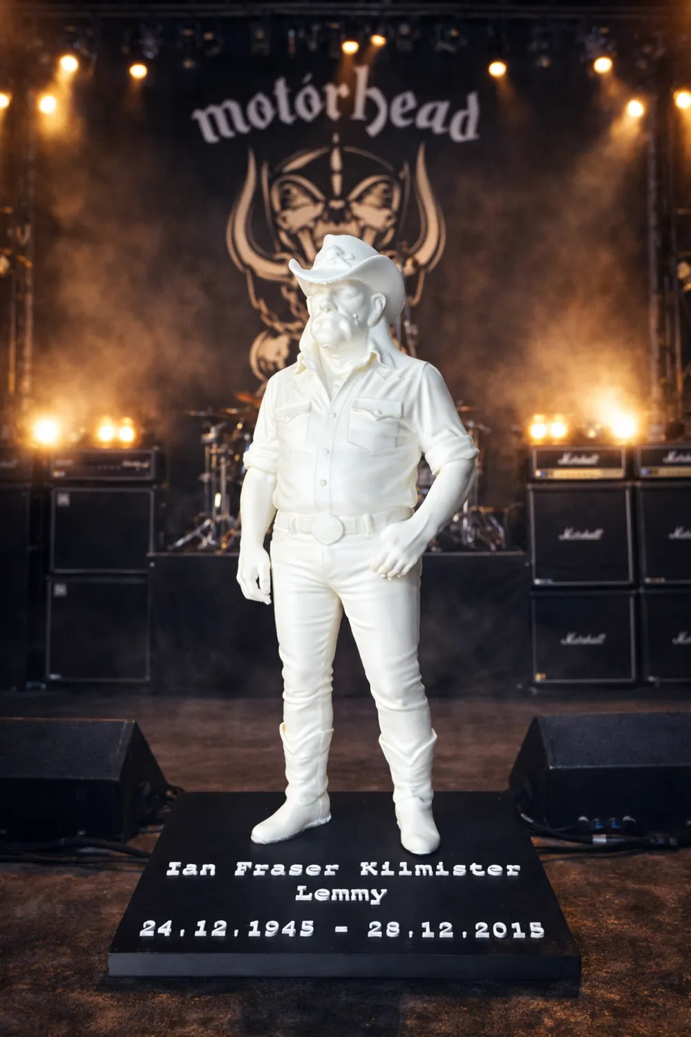 Ian Fraser Kilmister " Lemmy " Statue - Free 3D Print Model - MakerWorld