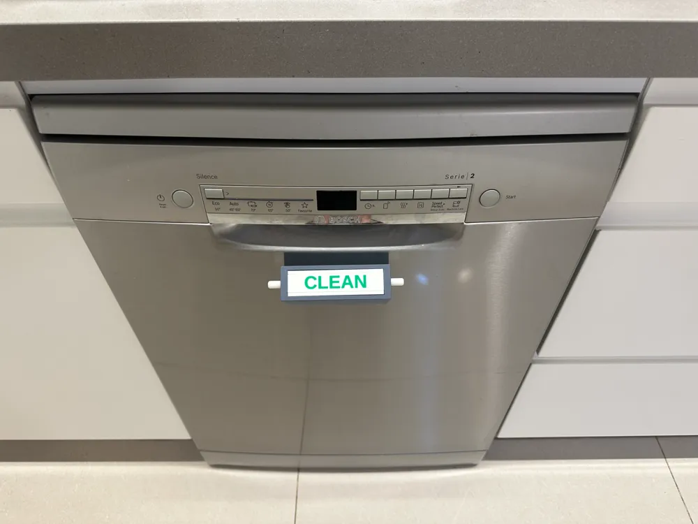 Magnetic Dishwasher Spinner Status Sign - 3 States by yanshay - MakerWorld