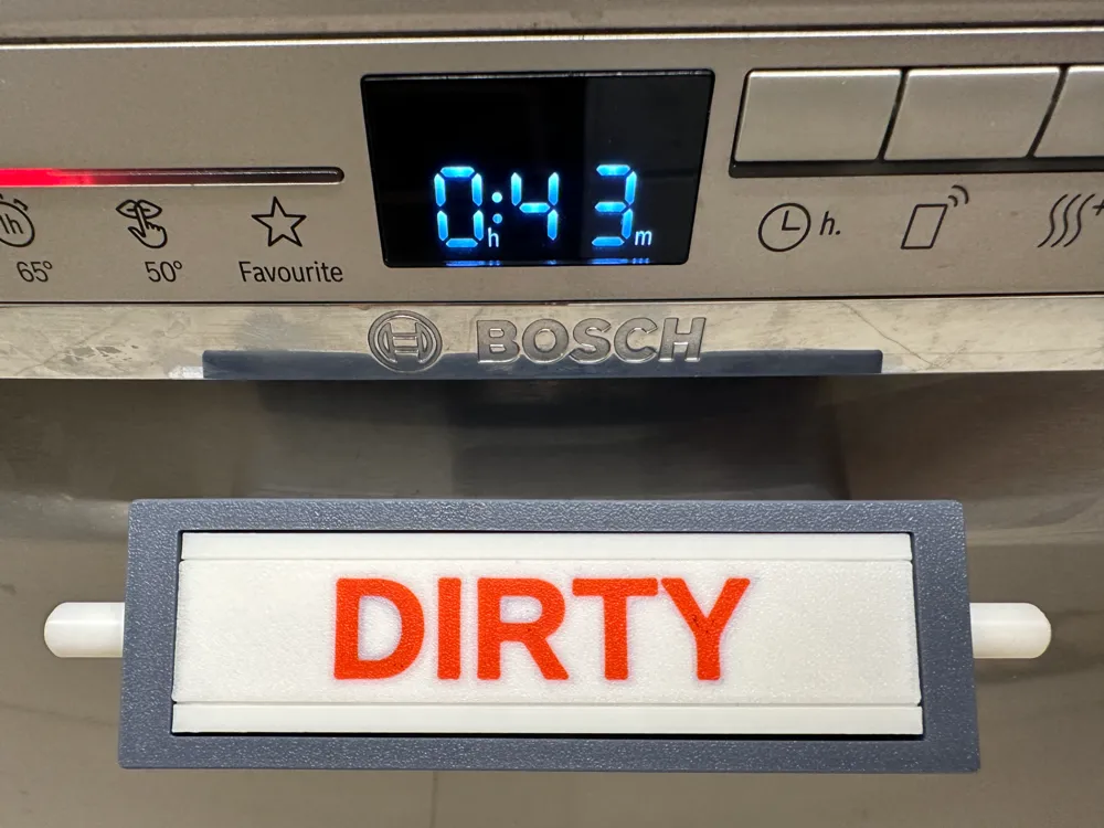 Magnetic Dishwasher Spinner Status Sign - 3 States by yanshay ...
