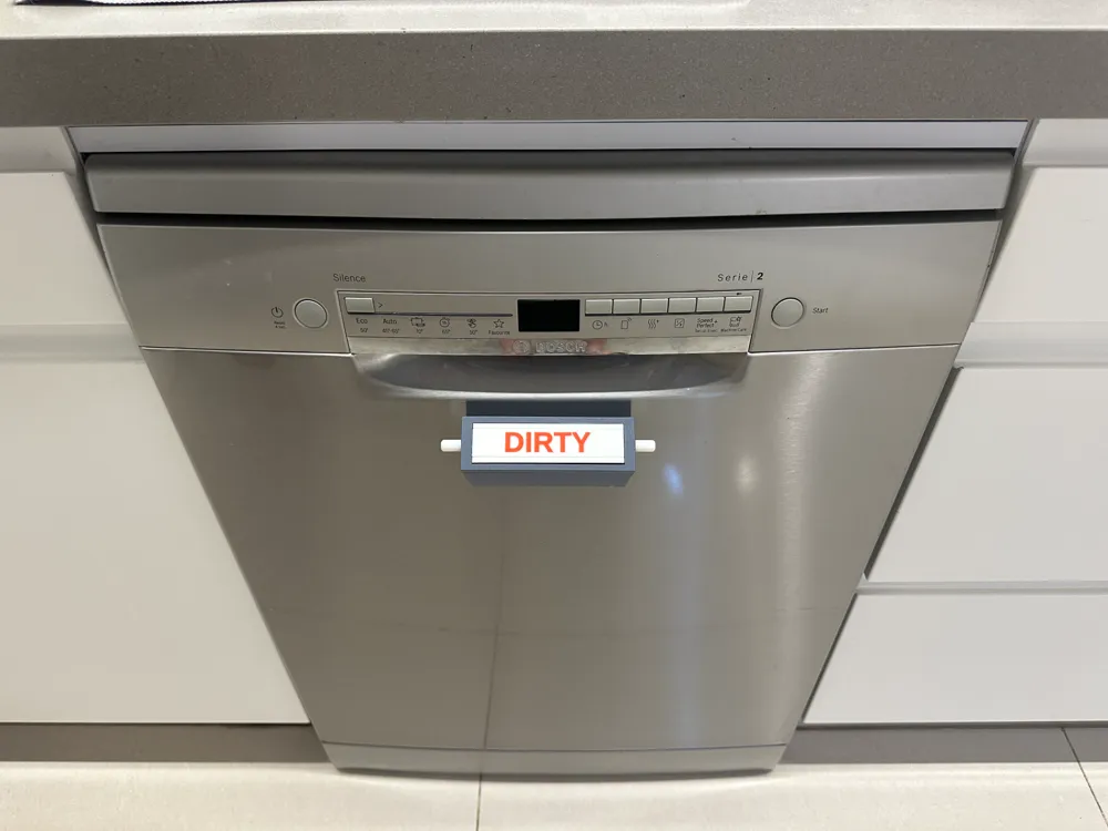 Magnetic Dishwasher Spinner Status Sign - 3 States by yanshay - MakerWorld