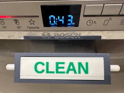 Magnetic Dishwasher Spinner Status Sign - 3 States by yanshay - MakerWorld
