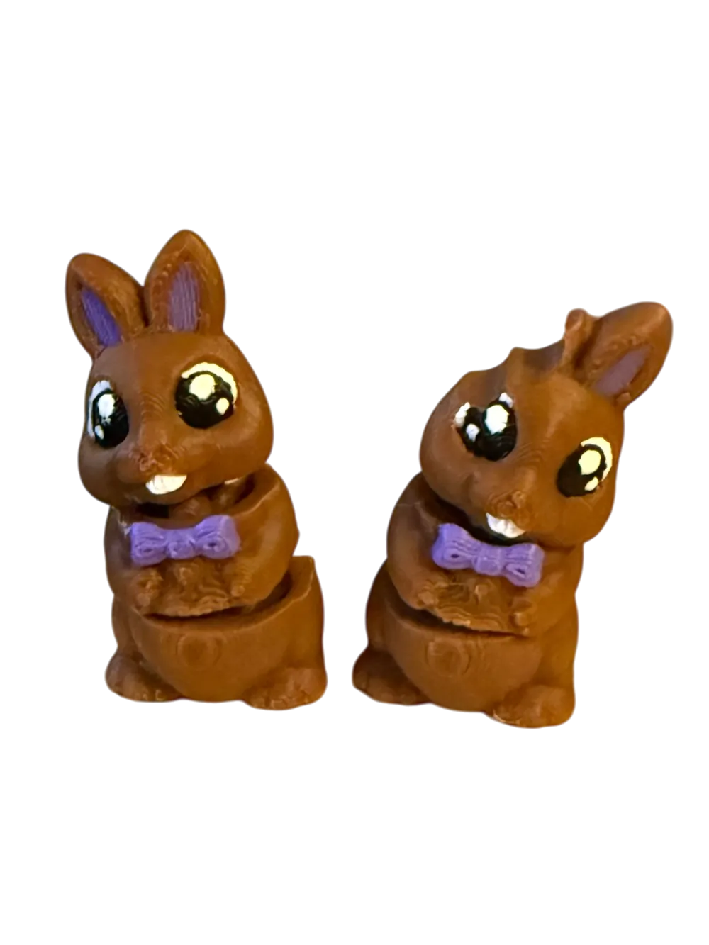 Chocolate Easter Bunny Mini - Micro Mini - Free 3D Print Model - MakerWorld