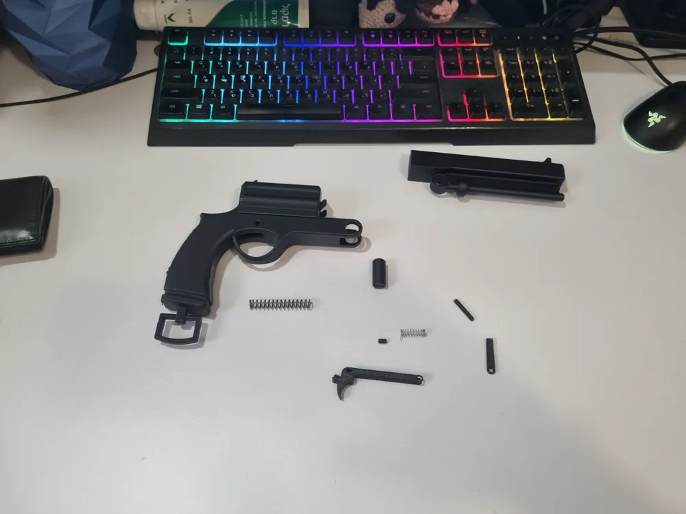 Working Fortnite Mammoth Pistol - Free 3D Print Model - MakerWorld