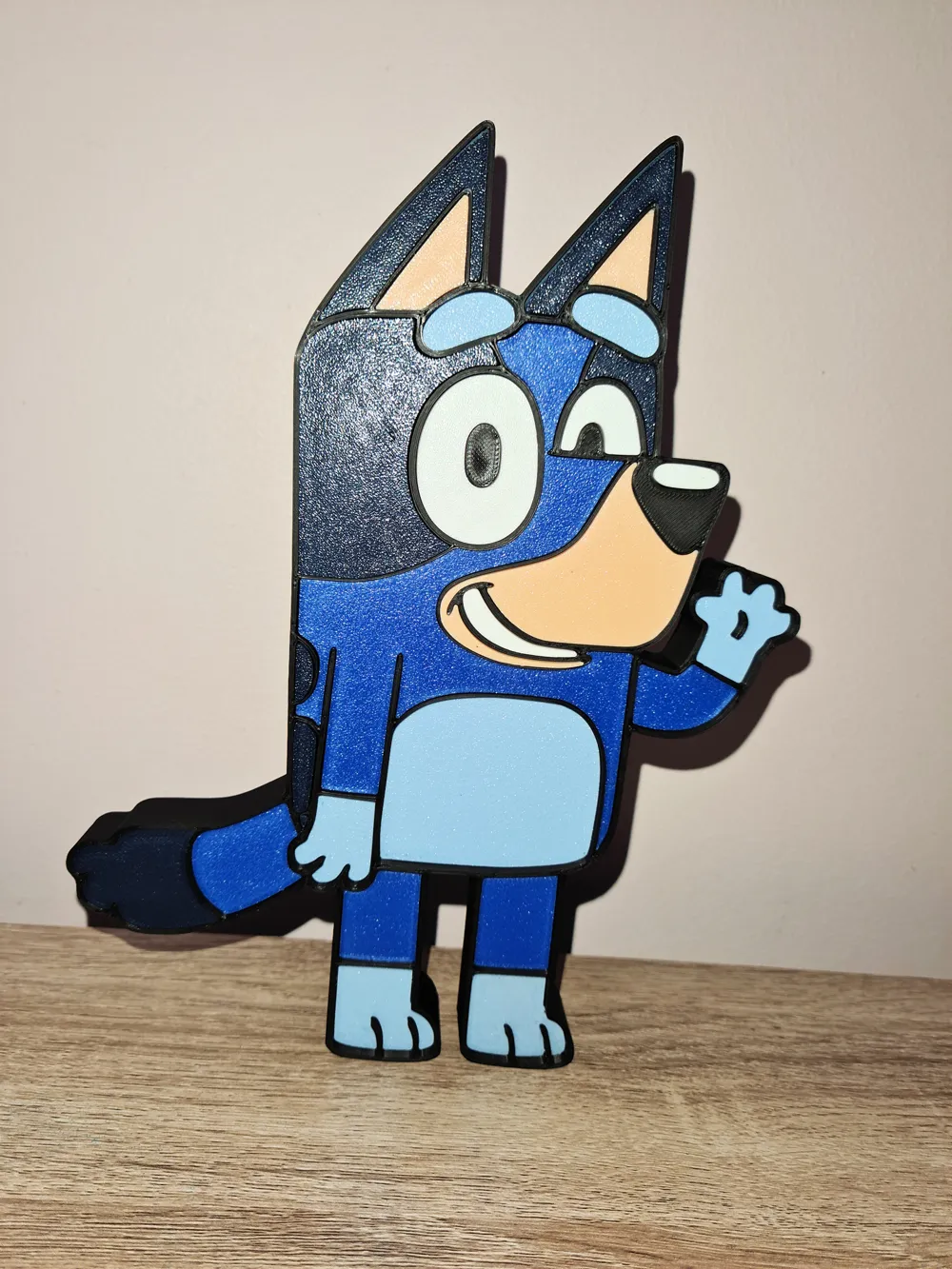 Bluey Sign (No AMS) - Free 3D Print Model - MakerWorld