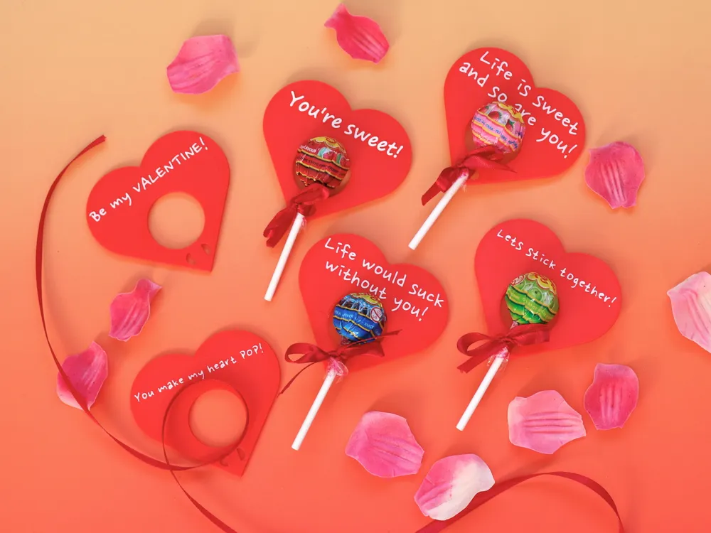 Valentine's Lollipop Holder by Johnny_Bit MakerWorld: Download Free 3D Models