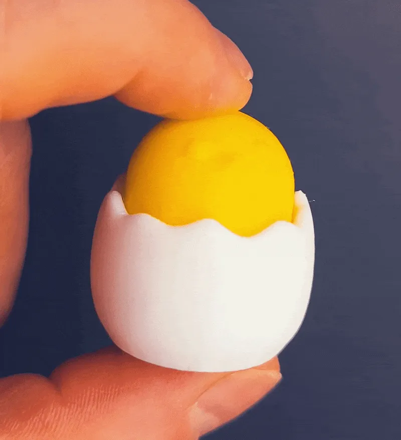 Easter Egg Clicker Hidden Switch - Free 3D Print Model - MakerWorld