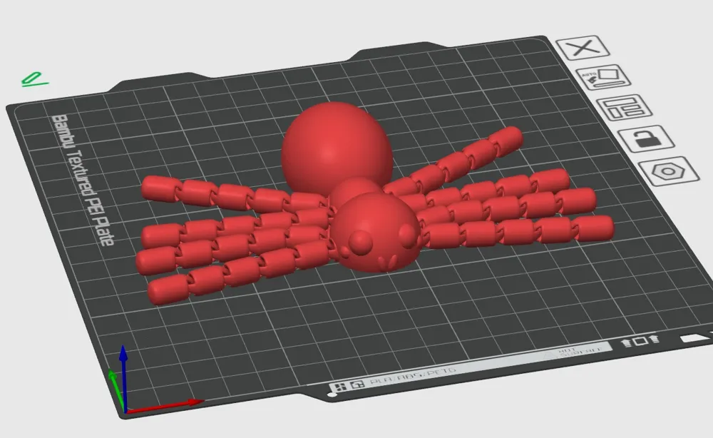 Cute Flexi Spider - Free 3D Print Model - MakerWorld