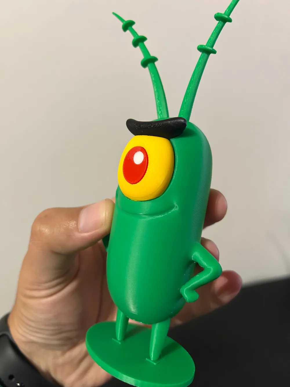 Sheldon J. Plankton - No AMS - Spongebob toy - Free 3D Print Model ...