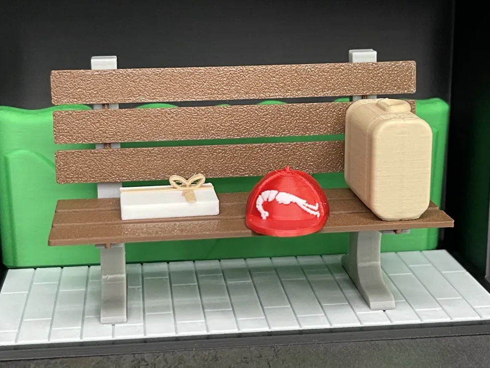 Forest Gump Bench Scene Diorama by JoeEarly MakerWorld: Download Free ...