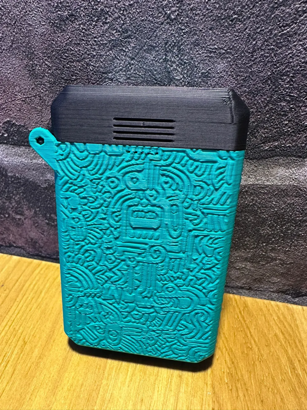 Doodle art cigarette case by Almaxon 3D MakerWorld: Download Free 3D Models