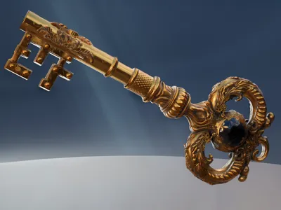 DnD Treasure Key Wearable by Jonparrish3D MakerWorld: Download Free 3D ...