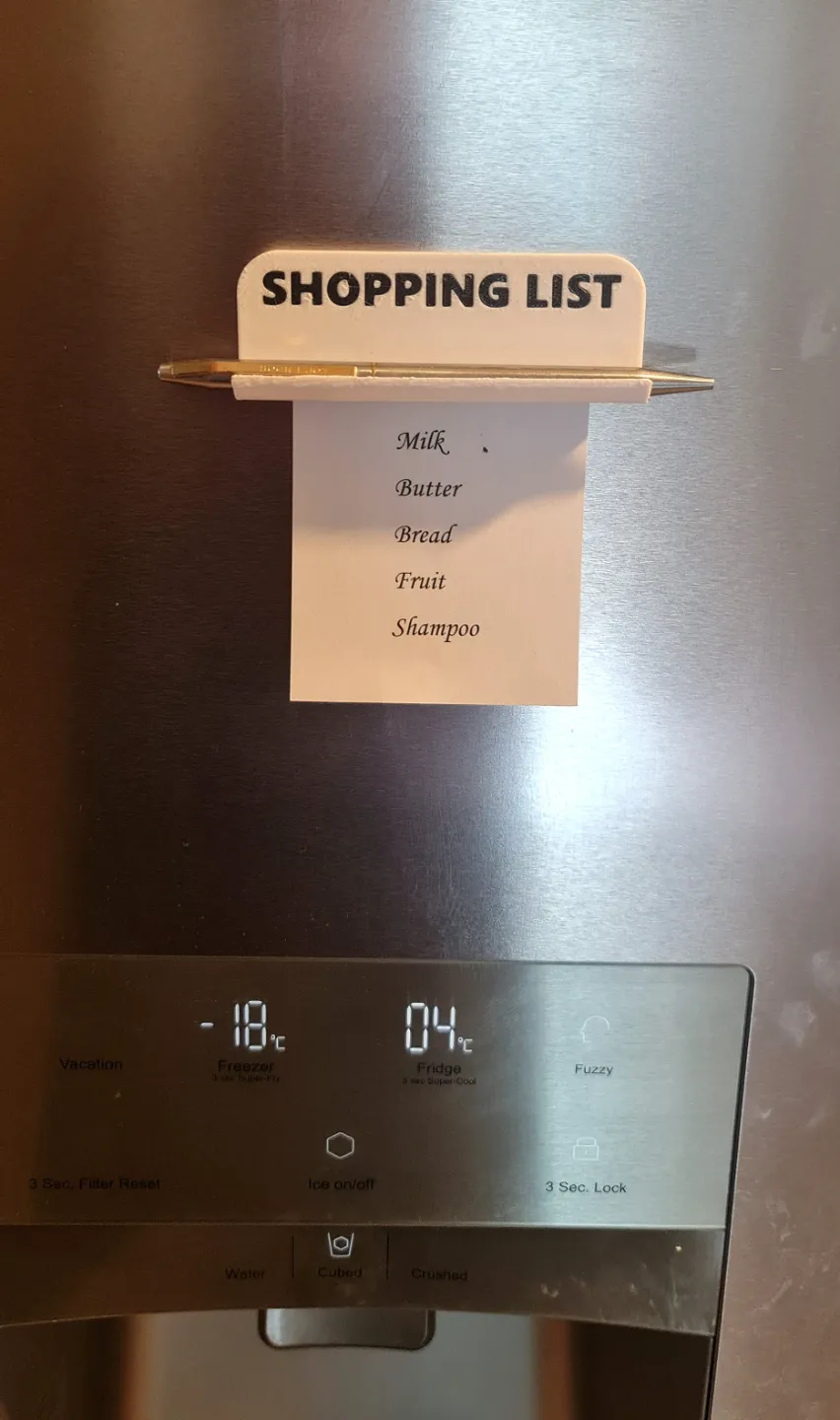 Shopping List - Fridge Magnets by Rene Czerner MakerWorld: Download ...