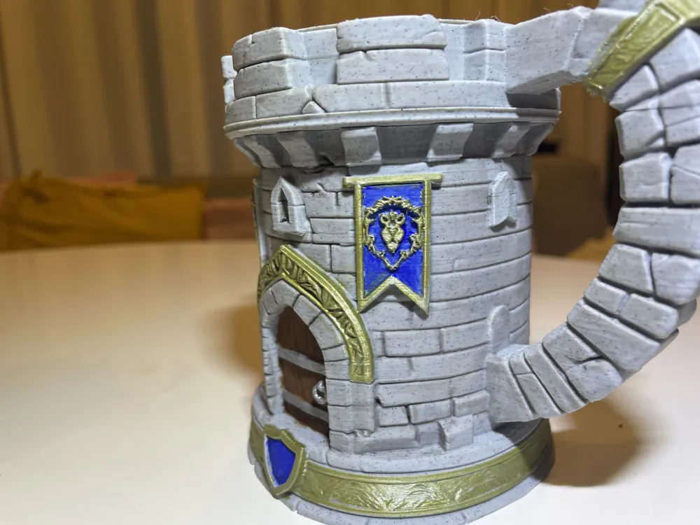 Stormwind / HoMM3 Castle Cup /Can holder - Free 3D Print Model - MakerWorld