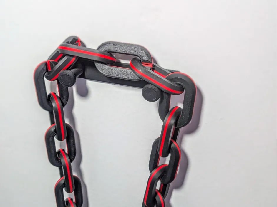 Fan Chain Display Wall Hook – Mount Sports Chains - Free 3D Print Model ...