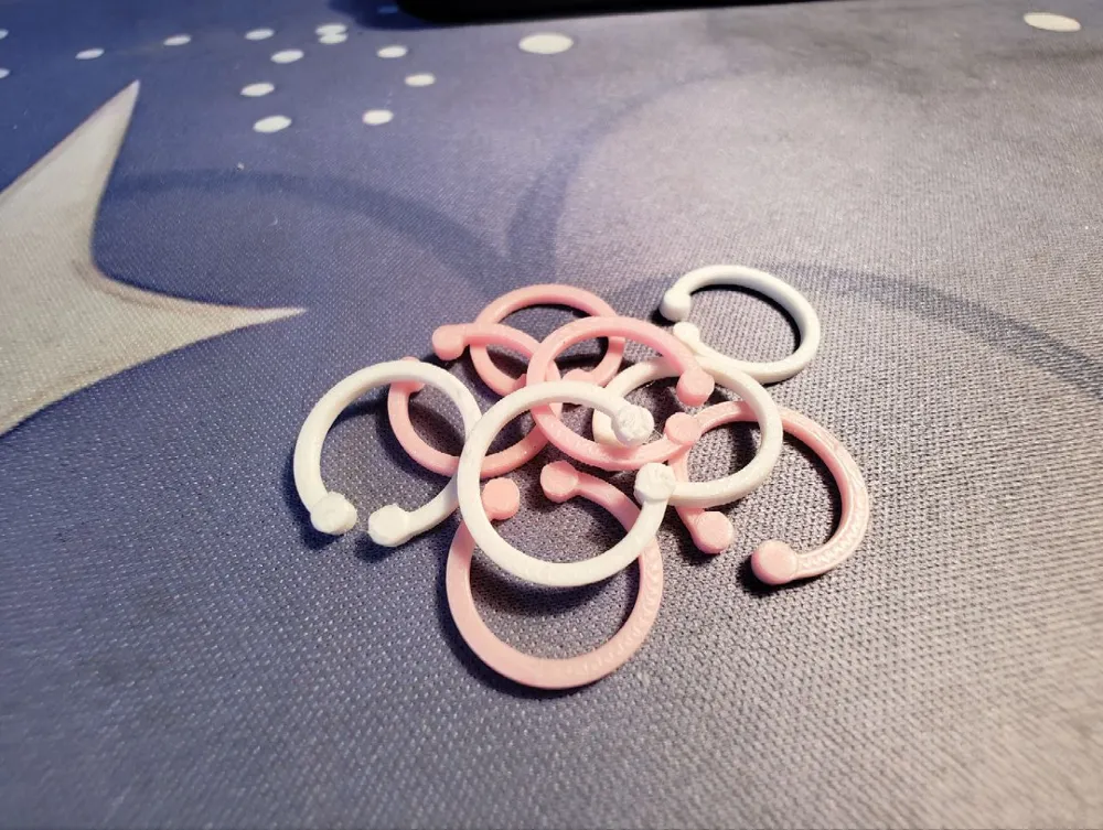 Septum / Fake Piercing Ring (Fast, Easy) - Free 3D Print Model - MakerWorld
