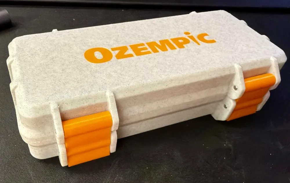 Ozempic Pen - rugged Box with 4 needles by Thor3D - MakerWorld