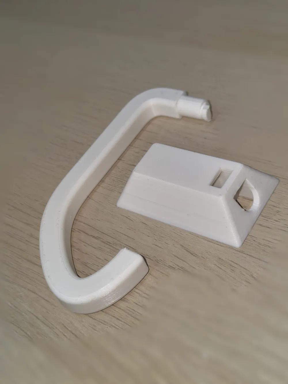 Cantilever Gravity Hook – Self-Stabilizing Hanger - Free 3D Print Model ...