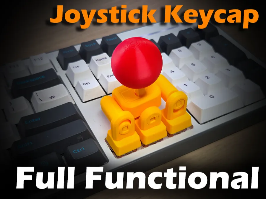 Joystick Keycap (Full Functional) - Free 3D Print Model - MakerWorld