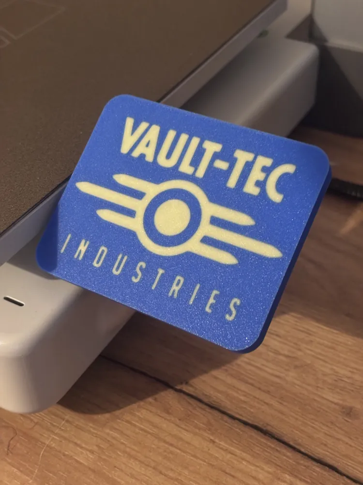 Vault - tec Fallout Screen cover - A1 - Free 3D Print Model - MakerWorld