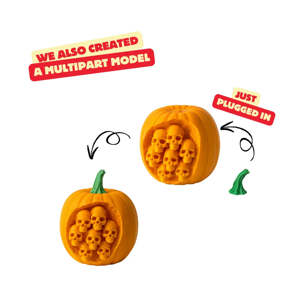 THE FORBIDDEN PUMPKIN / HALLOWEEN DECOR by Sektor 7 Studios MakerWorld: Download Free 3D Models