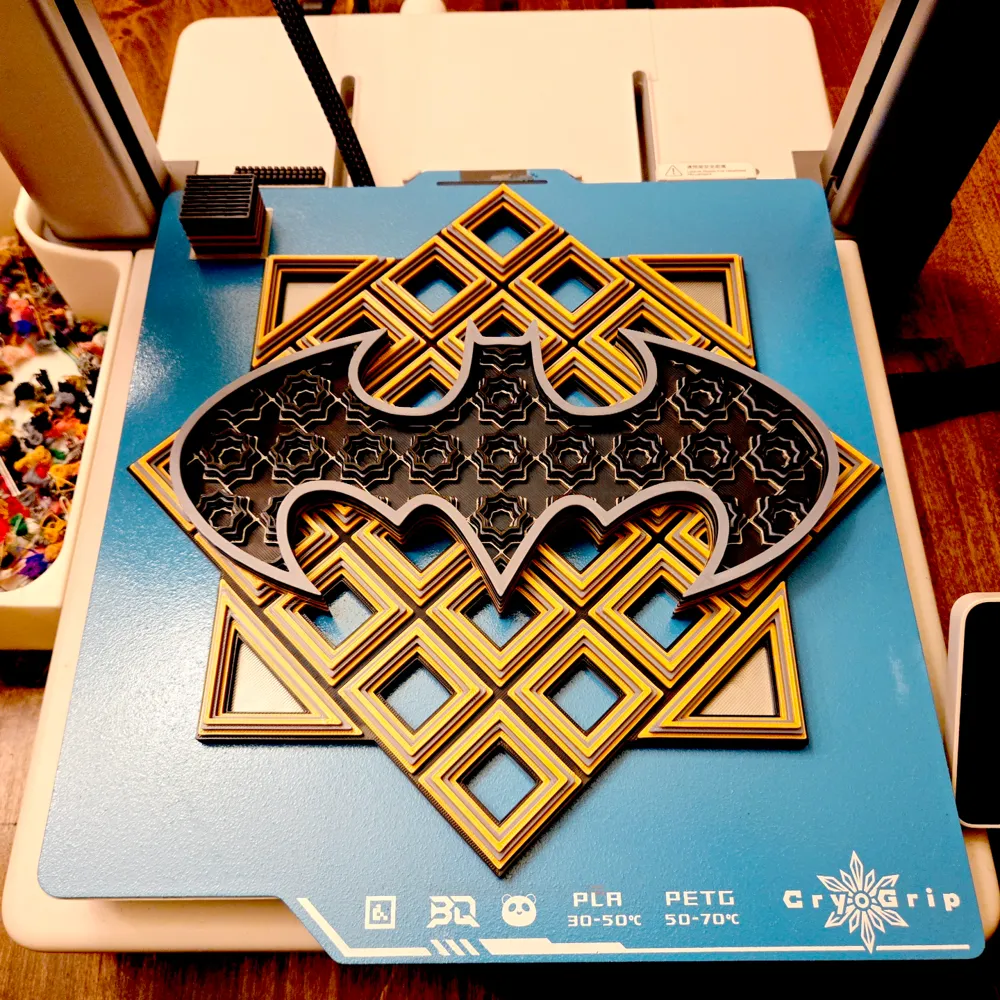 Batman Dimensional Grid Mosaic by w3r3wolv3s - MakerWorld