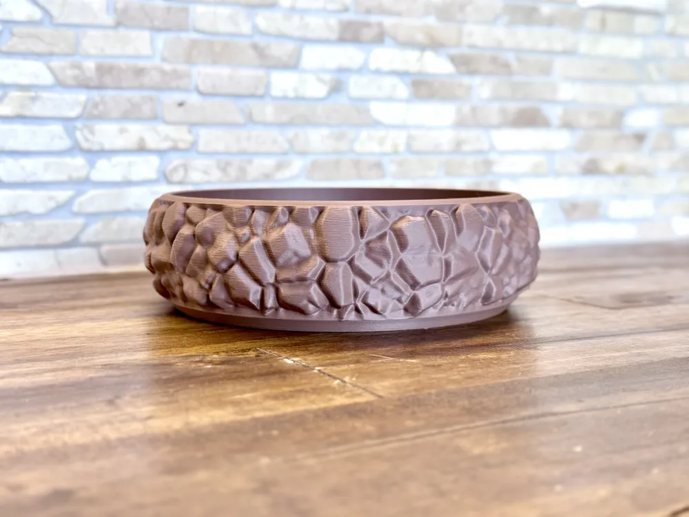 Crystals Catch All Bowl (Stackable) - Free 3D Print Model - MakerWorld