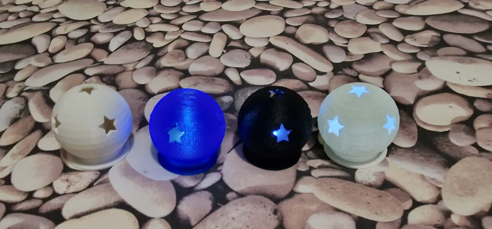 Easy LED star ball lamp Lampara bola estrella led fácil by darvil66 ...