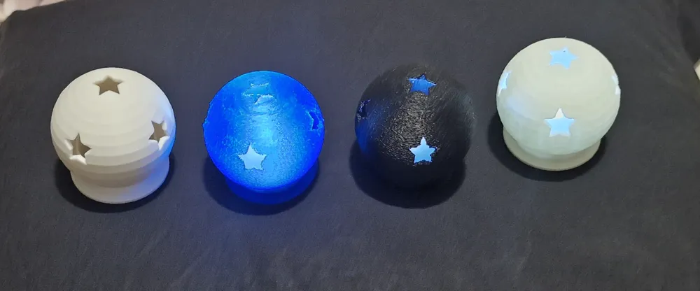 Easy LED star ball lamp Lampara bola estrella led fácil by darvil66 ...