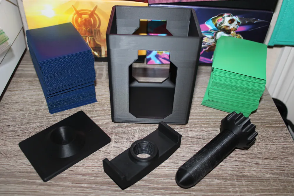 TCG Card Press - Big Deck Smasher! - Free 3D Print Model - MakerWorld
