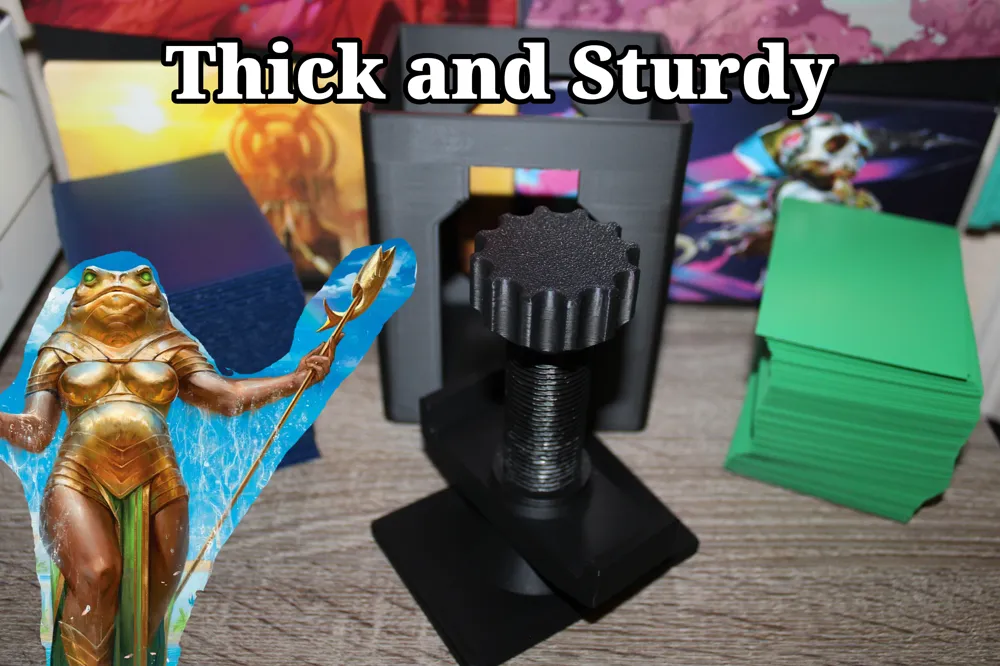 TCG Card Press - Big Deck Smasher! - Free 3D Print Model - MakerWorld